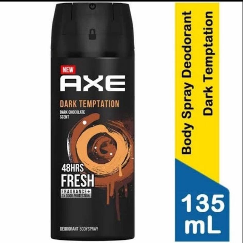 Jual axe dark temptation dark chocolate scent 135ml | Shopee Indonesia