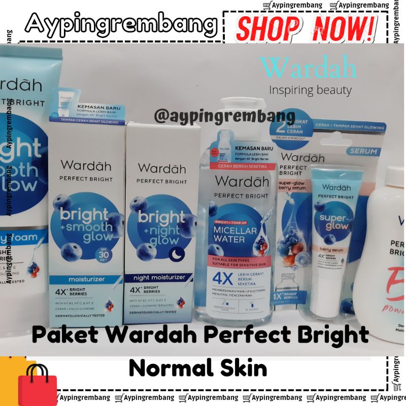 Jual Wardah Paket Perfect Bright Normal Skin | Shopee Indonesia