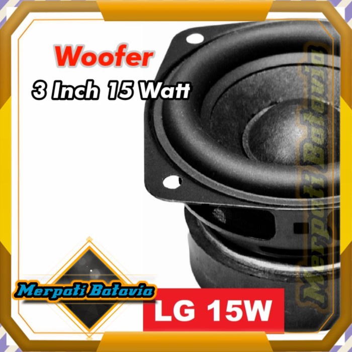 Jual Mini Subwoofer Speaker LG Woofer 3 inch 15W 4 ohm Low Bass 15 Watt 3in | Shopee Indonesia