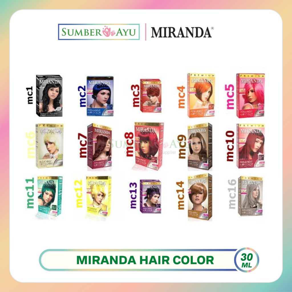 Jual Miranda Hair Color 30ml (Kecil) | Shopee Indonesia