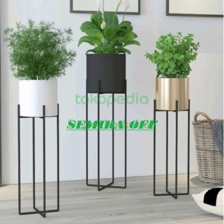 Jual POT BUNGA BESI 8 MM/RAK BUNGA BESI/STANDING POT BESI/RAK BUNGA ...