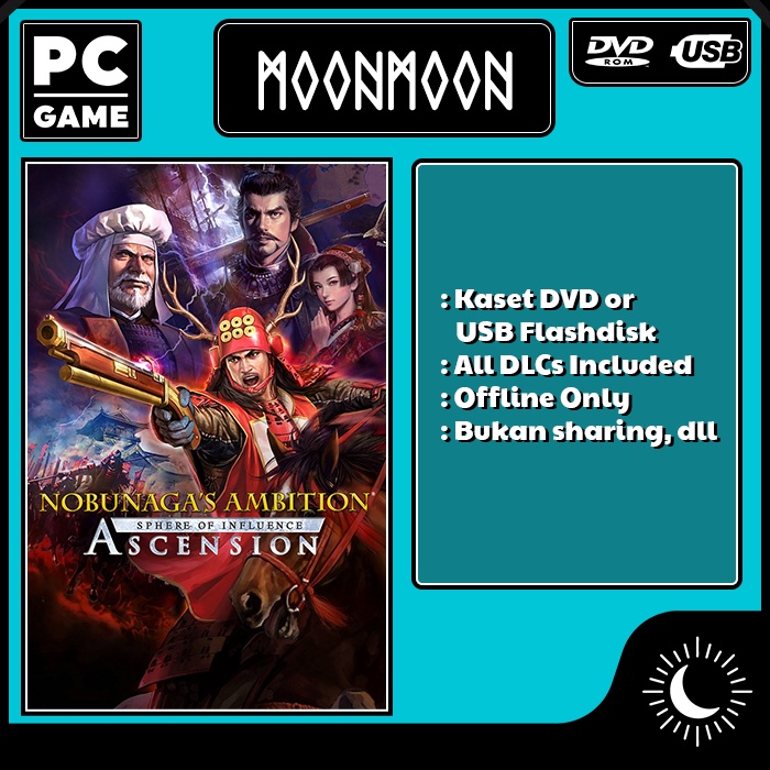 Jual NOBUNAGA'S AMBITION: Sphere of Influence - Ascension (2016) Full DLCs | Shopee Indonesia