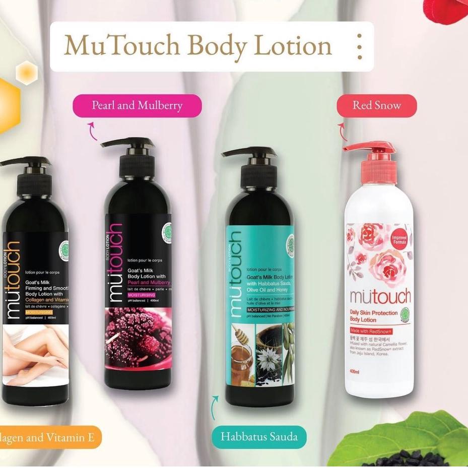Jual Telah Hadir MuTouch Goat's Milk Body Lotion 400ml / Body Serum ...