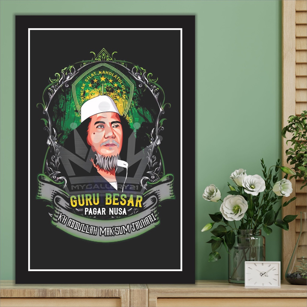 Jual Poster Gus Maksum | Guru Besar Pagar Nusa | Poster Ulama Dan ...