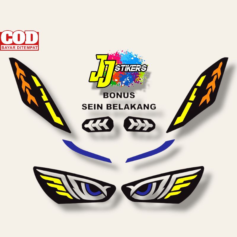 Jual Stiker Lampu Mata Dan Alis Vario 160 New Shopee Indonesia