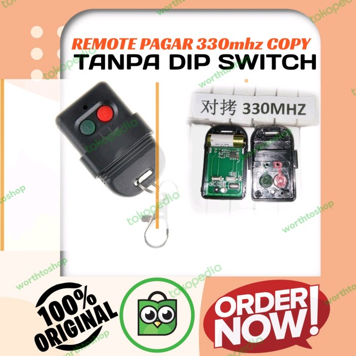 Jual Remote Control 330Mhz Copy Gerbang Pagar Otomatis Gate Clone ...