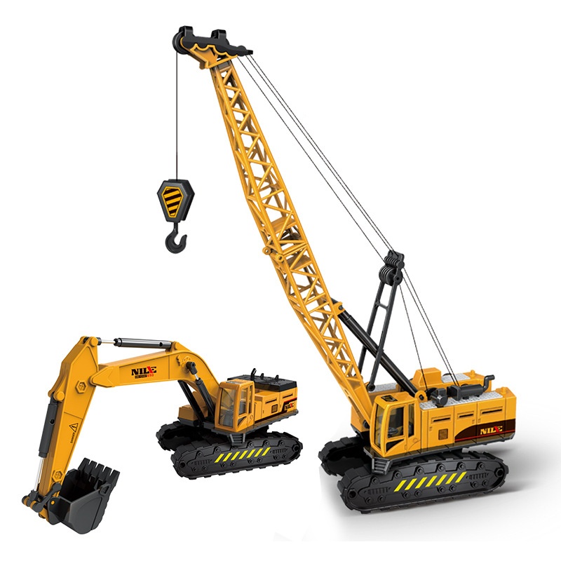 Jual 1:55 miniatur mainan excavator derek multi-join aktivitas Meluncur ...