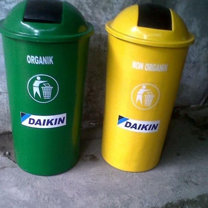 Jual Tong Sampah Fiber Bulat Vol 80Liter Tanpa Penyangga | Shopee Indonesia