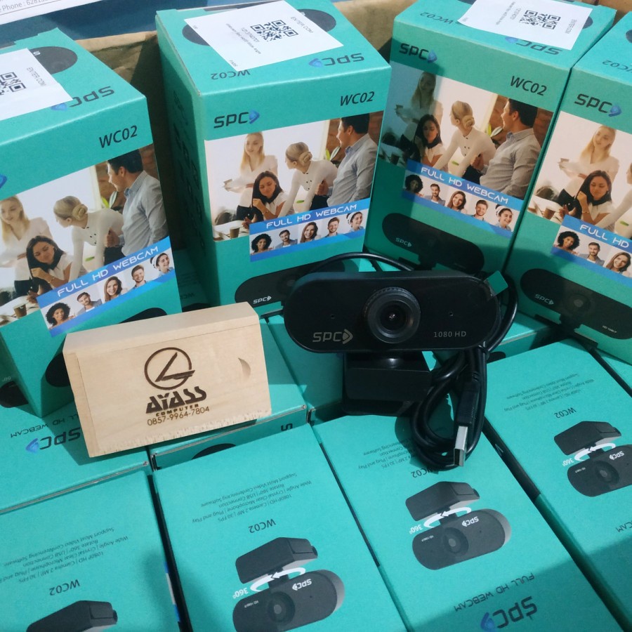 Jual Webcam SPC WC02 full HD 1080 wide | Shopee Indonesia