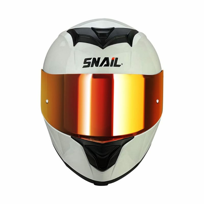 Jual HELM SNAIL FFS1 SOLID BLACK AND WHITE | Shopee Indonesia