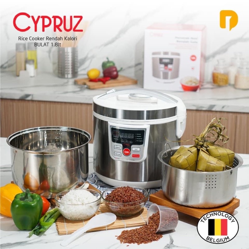 Jual Cypruz Rice Cooker 11 fungsi Rendah Kalori Low Carbo | Shopee ...