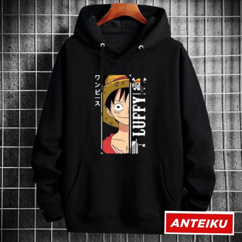 Jual Sweater Hoodie One Piece Luffy Jaket Hoodie Anime One Piece L-XXL ...
