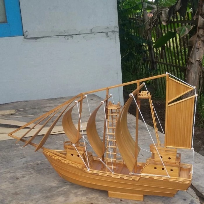 Jual Miniatur Kapal Kayu Minimalis | Shopee Indonesia