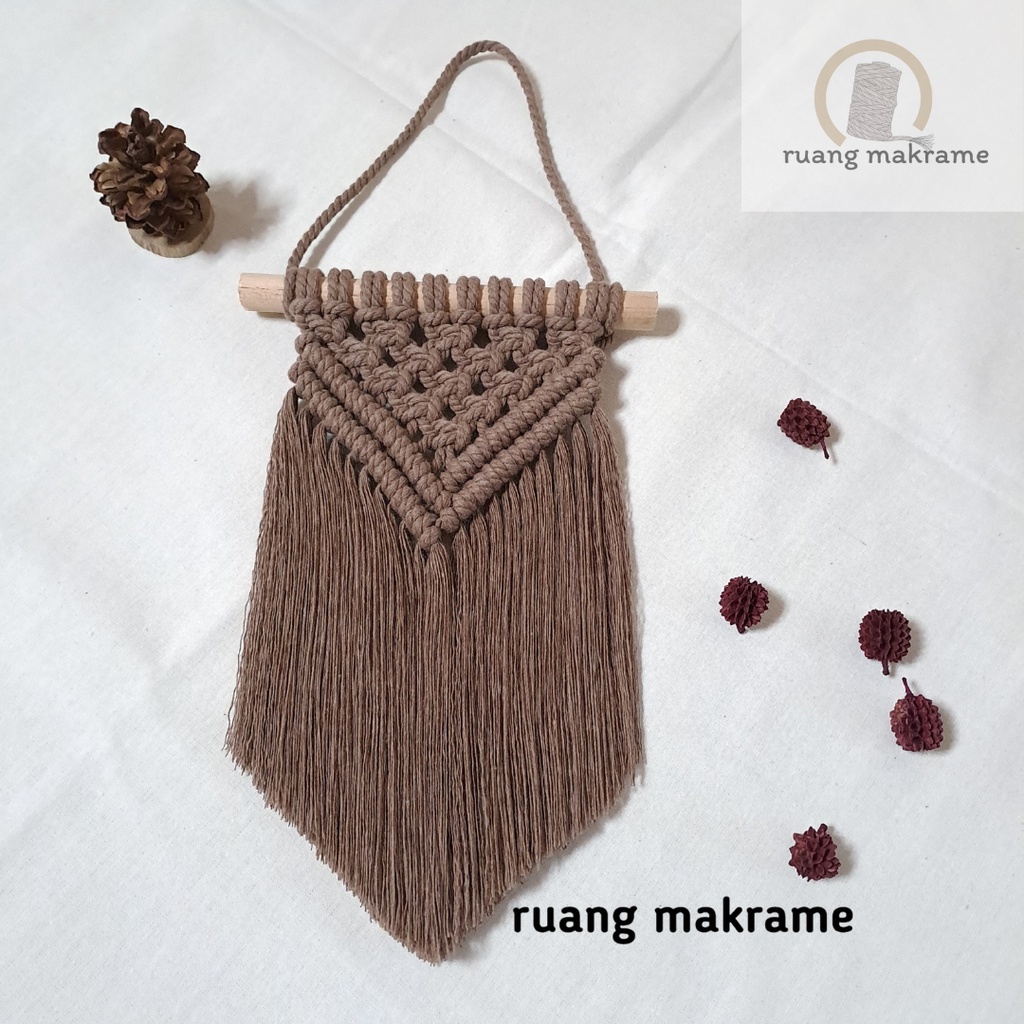 Jual pajangan dinding hiasan dinding makrame dekorasi ruangan macrame ...