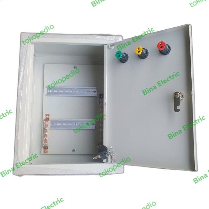 Jual Box Panel Listrik 30x40x18 Indoor + Pilot Lamp + Rel MCB + Busbar ...