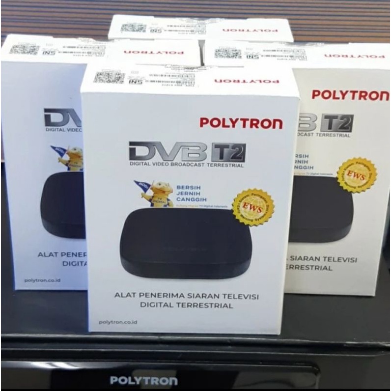 Jual Set top box polytron dvd t2 alat penerima siaran tv digital ...