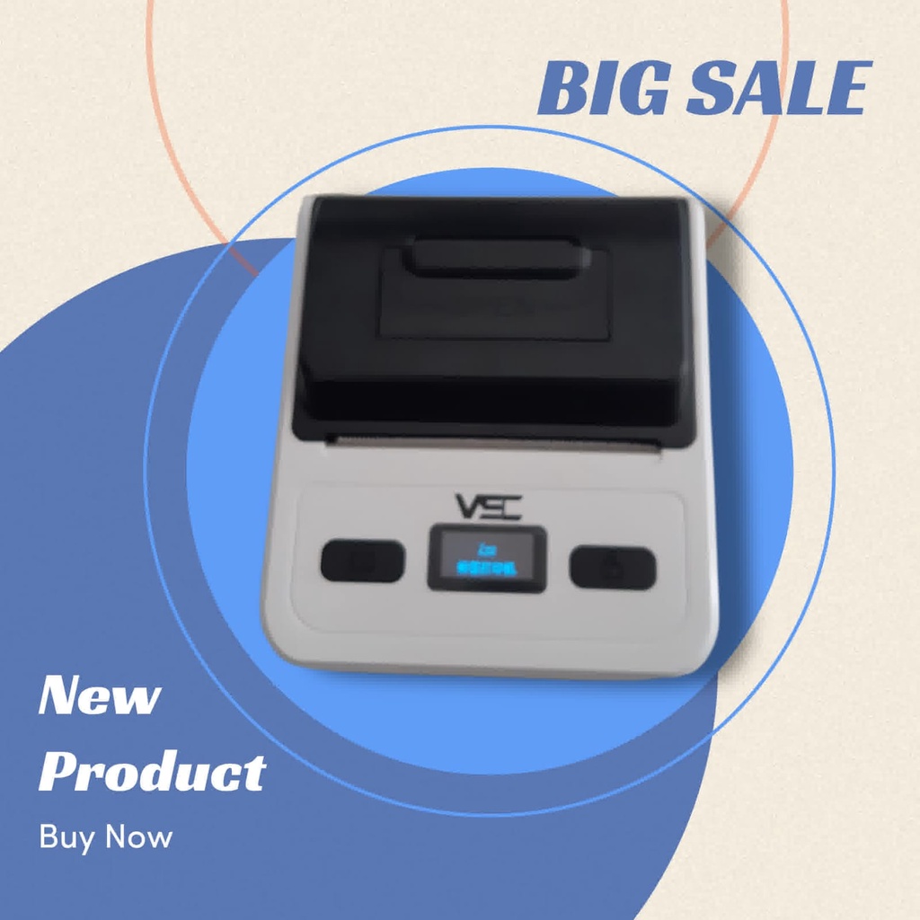 Jual VSC Printer Thermal 80mm Bluetooth USB Printer Resi Alamat Struk ...
