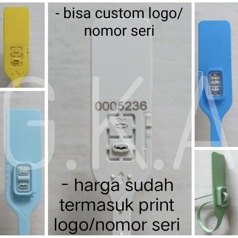 Jual Segel Mobil Tangki "500 Pcs" CPO Locis Dua Kunci Plastik Security ...