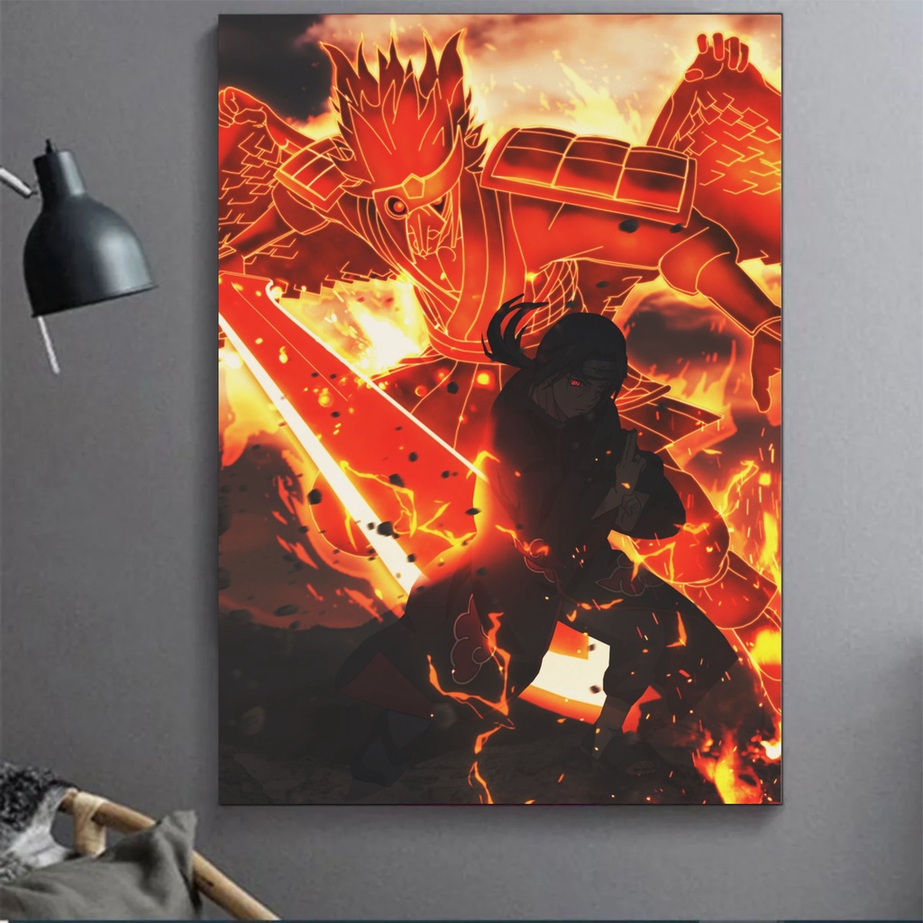 Jual Poster Dinding Itachi Uchiha Anime Manga Uzumaki Naruto Boruto ...