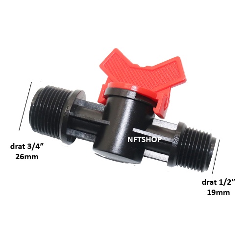 Jual Kran / Valve / Keran Drat 3/4 Inch x 1/2 Inch | Shopee Indonesia