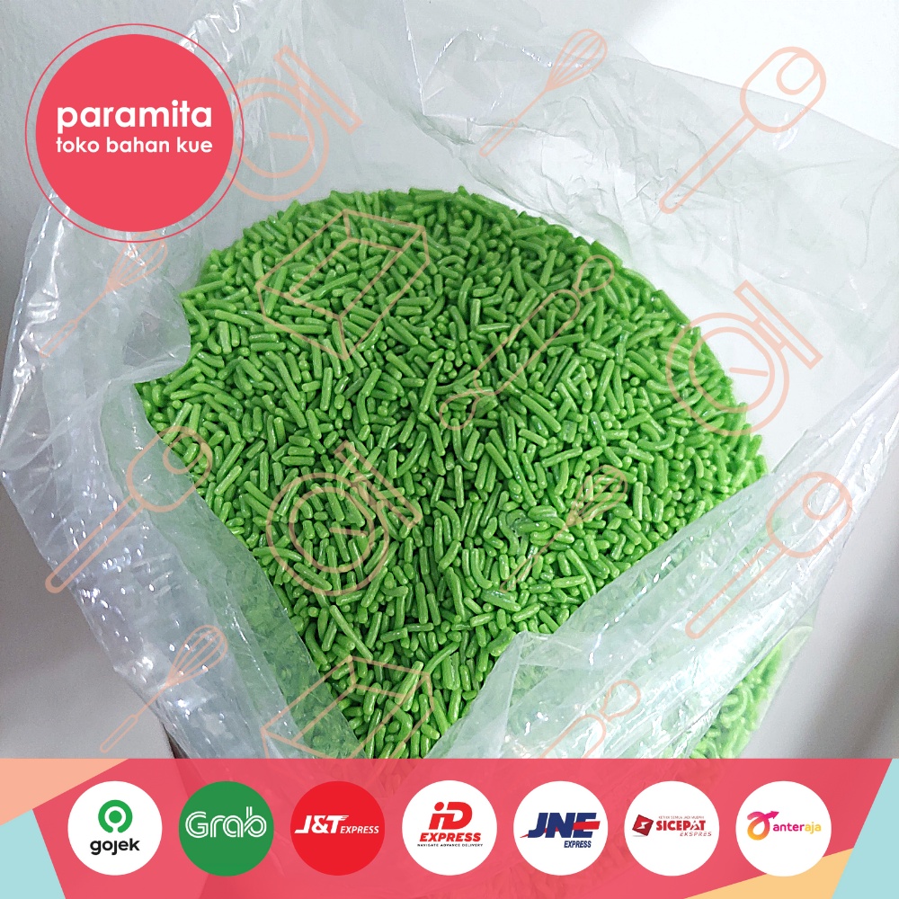 Jual Gogo Mesis Warna Merah / Hijau Repack 1 Kg | Shopee Indonesia