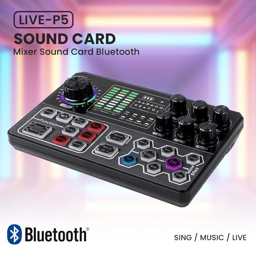 Jual PRO MIXER SOUND CARD BLUETOOTH PORTABLE SOUND CARD PORTABLE ...