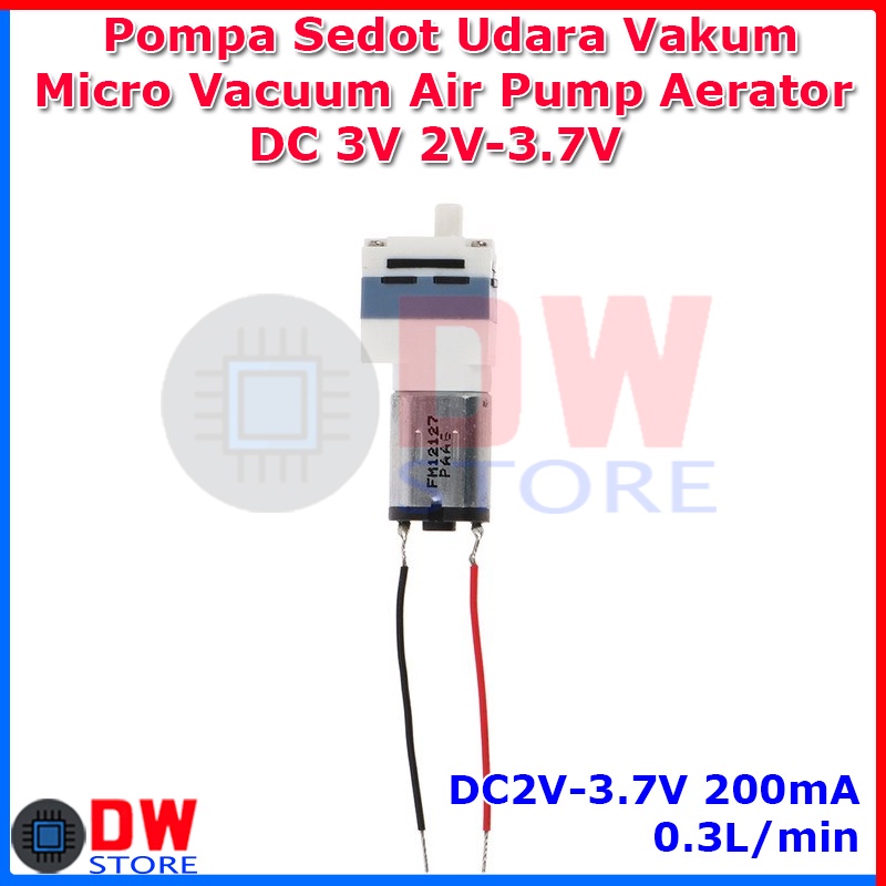 Jual Super Mini Micro Air Pump DC 3V Pompa Udara Kecil Pompa Angin WFF ...