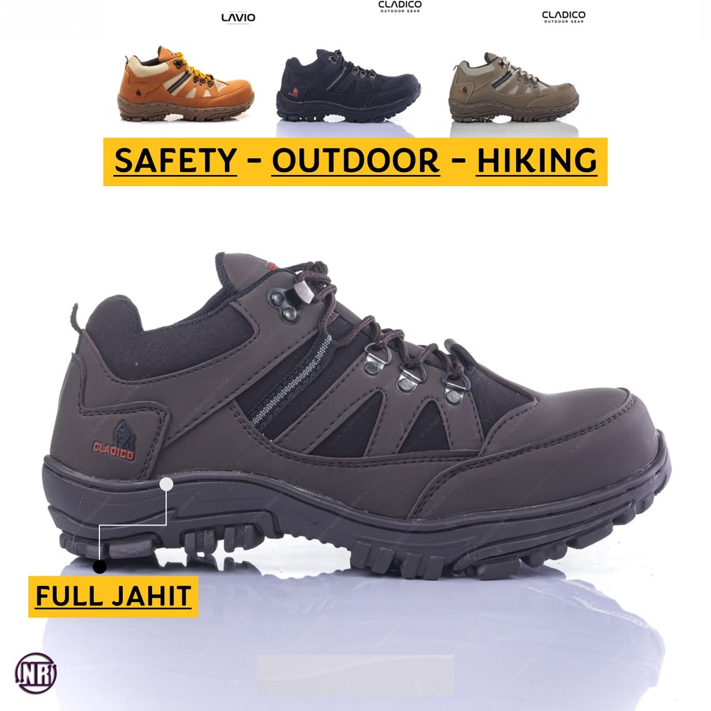 Jual Sepatu Safety Ringan Pria Wanita Kulit Synthetic Premium Original ...