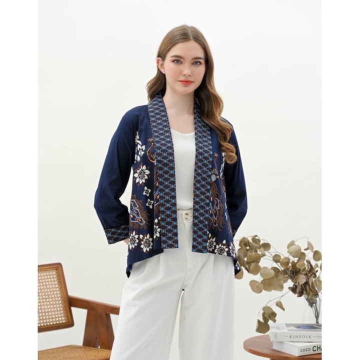 Jual Outer Batik Wanita JM 241 / Luaran Batik Modern | Shopee Indonesia