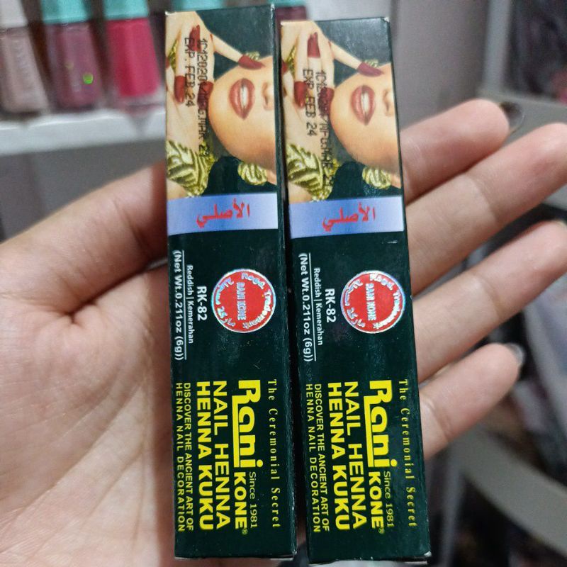 Jual RANI KONE NAIL HENNA / HENNA KUKU ARAB RANI ORIGINAL | Shopee ...