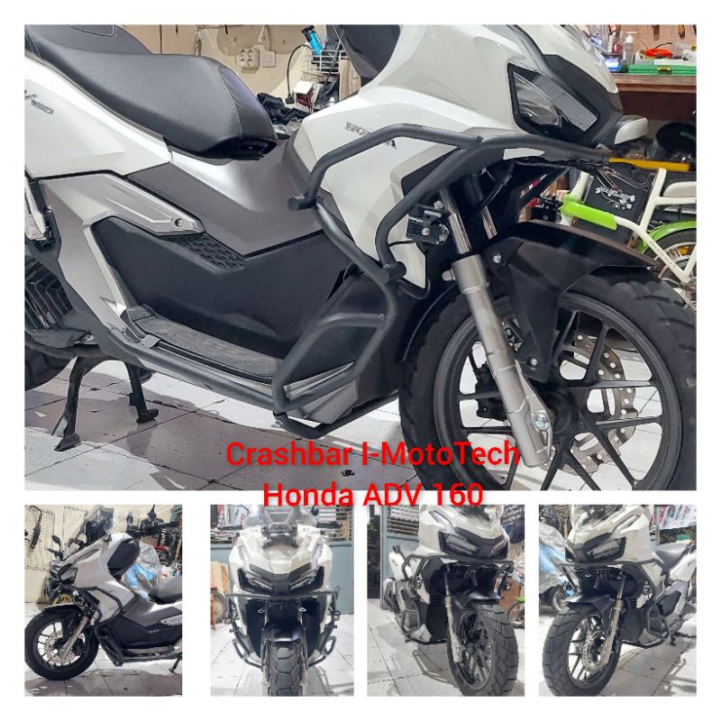Jual Crashbar Tubular Body Pelindung Honda ADV 160 I-MotoTech Breket ...
