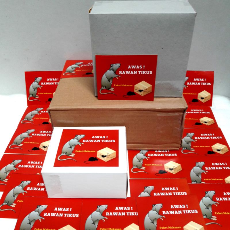 Jual Stiker Xtra Safety Packing Stiker Anti Tikus Sticker Online Shop ...