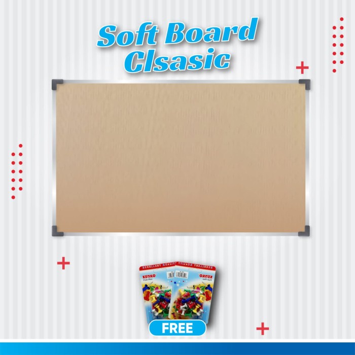 Jual Kualitas Terjamin Softboard / Papan Mading Classic Hanger Uk ...