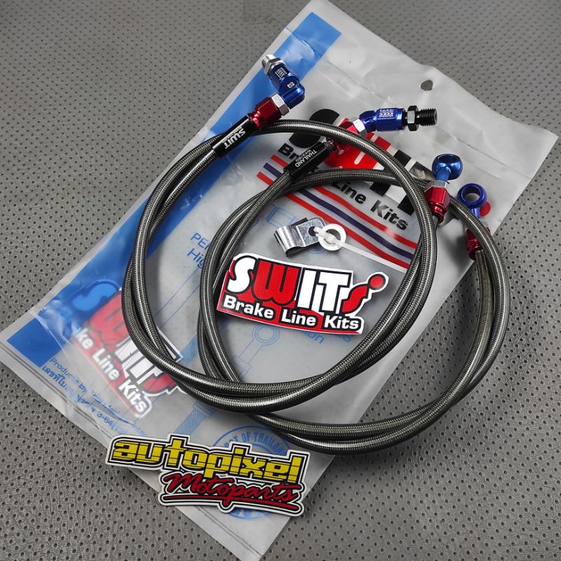 Jual Selang rem swits thailand panjang 90cm fitting 45 90 derajat ...