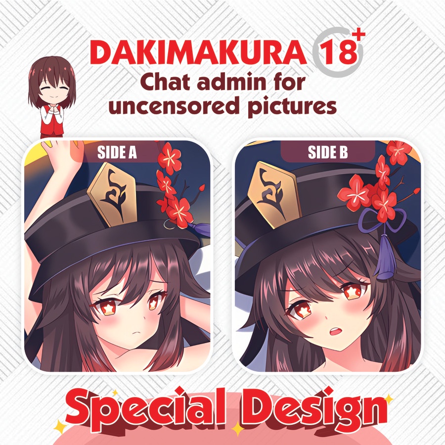 Jual Dakimakura Hu tao Genshin Impact 150x50 cm (Cover Only) | Shopee ...
