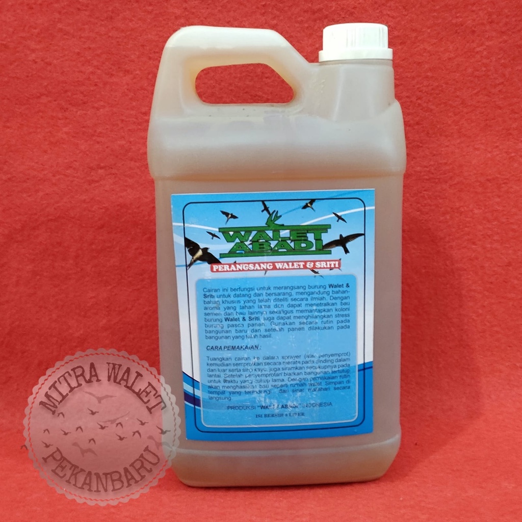 Jual Walet Abadi Parfum Dinding Aroma Pemikat Walet isi 5 liter ...