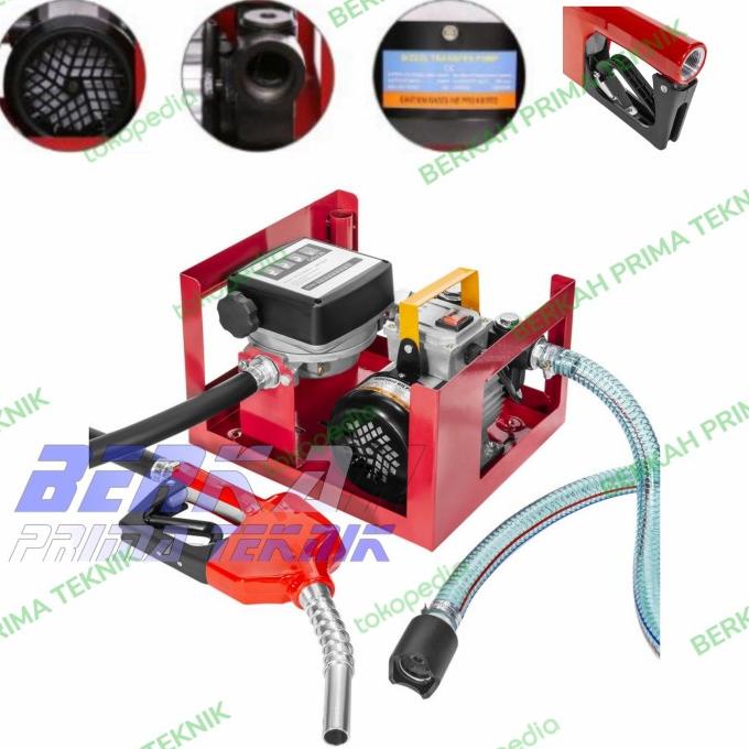 Jual Pompa Transfer Bbm Flowmeter Solar/Oli Fuel Transfer Pump 220V 4 ...