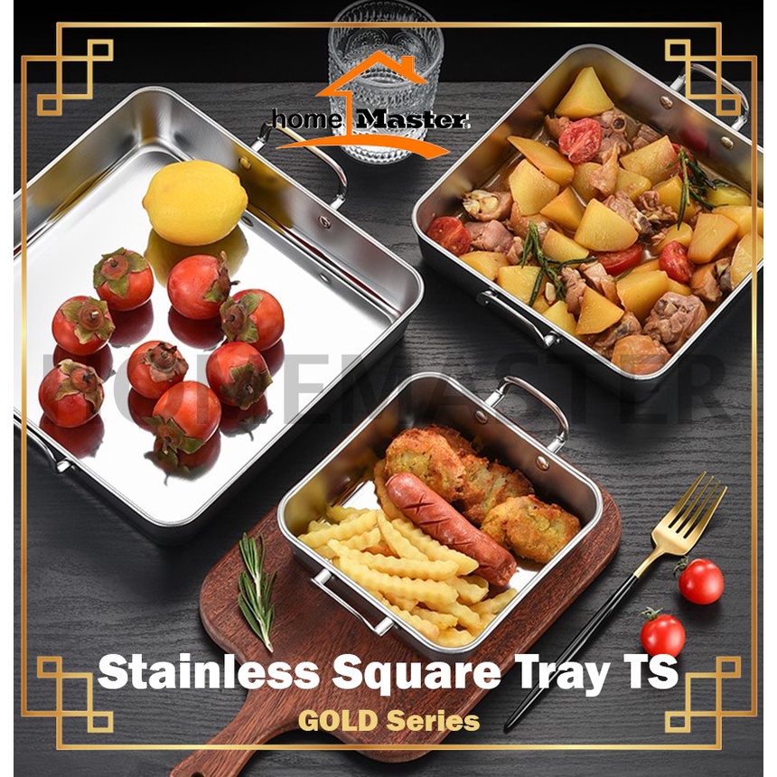 Jual HomeMaster Tray/Baki/Nampan Stainless/Besi Baja Tahan Karat Korea ...