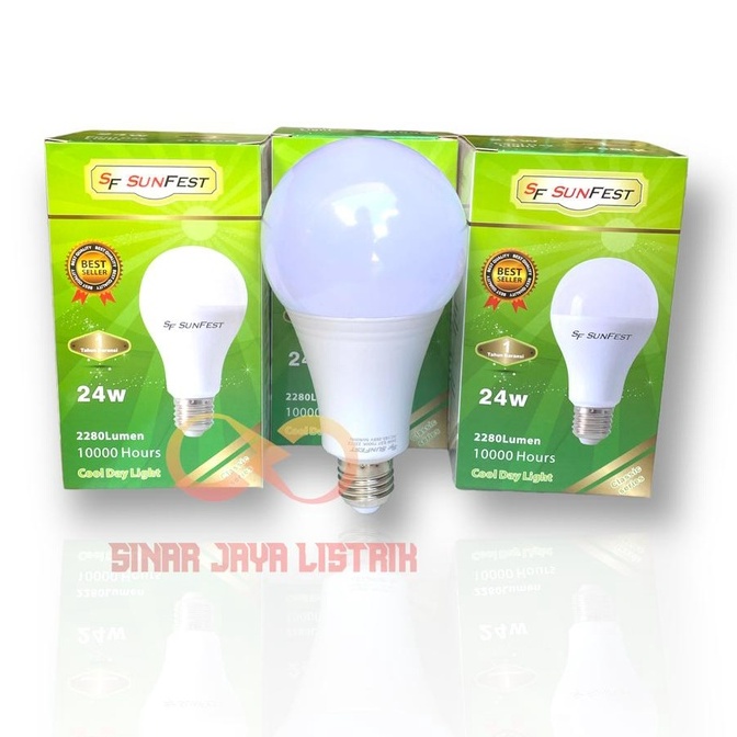 Jual Lampu LED SUNFEST bohlam murah 5w 7w 9w, 12w 15w 18w 24w watt Original 100% | Shopee Indonesia