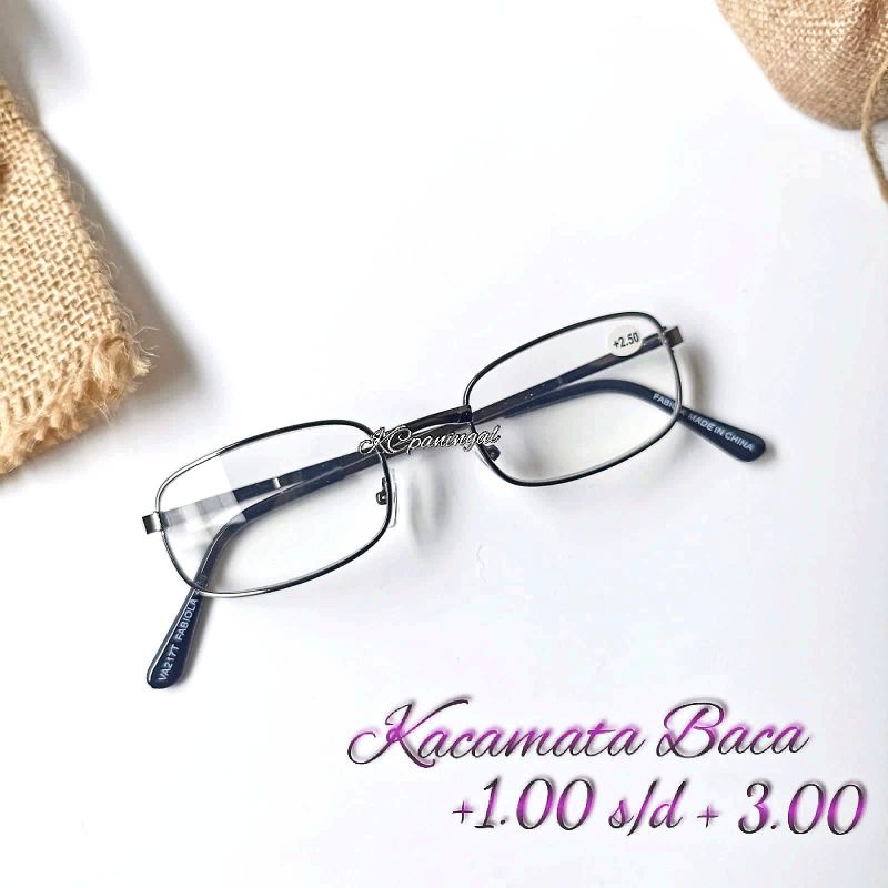 Jual Kacamata baca frame full metal | Shopee Indonesia
