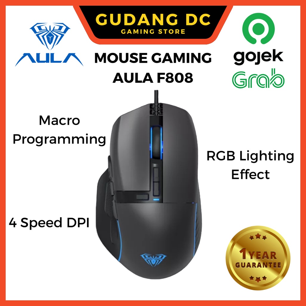 Jual Mouse Gaming Elegant Mouse Gaming RGB 4 Color LED Driver Macro Software 800/1600/2400/4200 ...