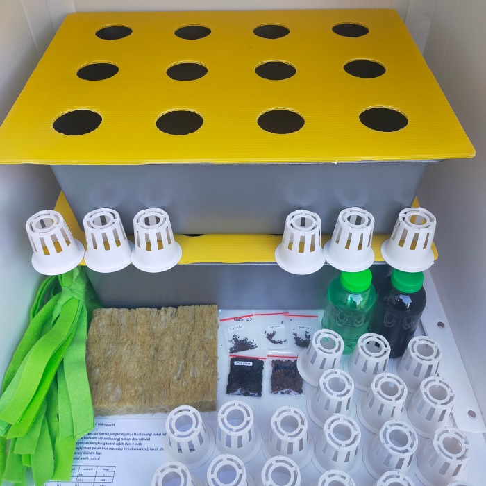 Jual Paket Starter Kit Hidroponik24 Lubang Kuning | Shopee Indonesia