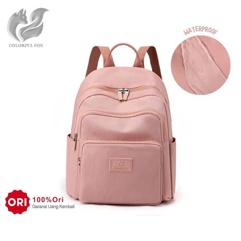 Jual COLORFUL FOX 0490 Tas Ransel Wanita Backpack Wanita Remaja Tas ...