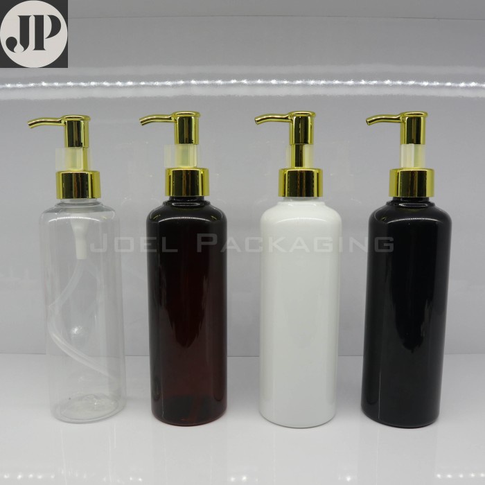 Jual BOTOL 250ML PUMP CLIP OIL LUXURY GOLD 250 ML PET - Botol Clear | Shopee Indonesia