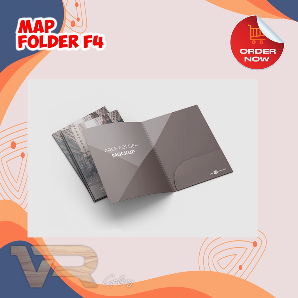 Jual Cetak Map Folder F4 / Map Sekolah / Kantor / Map Kupingan Custom | Shopee Indonesia