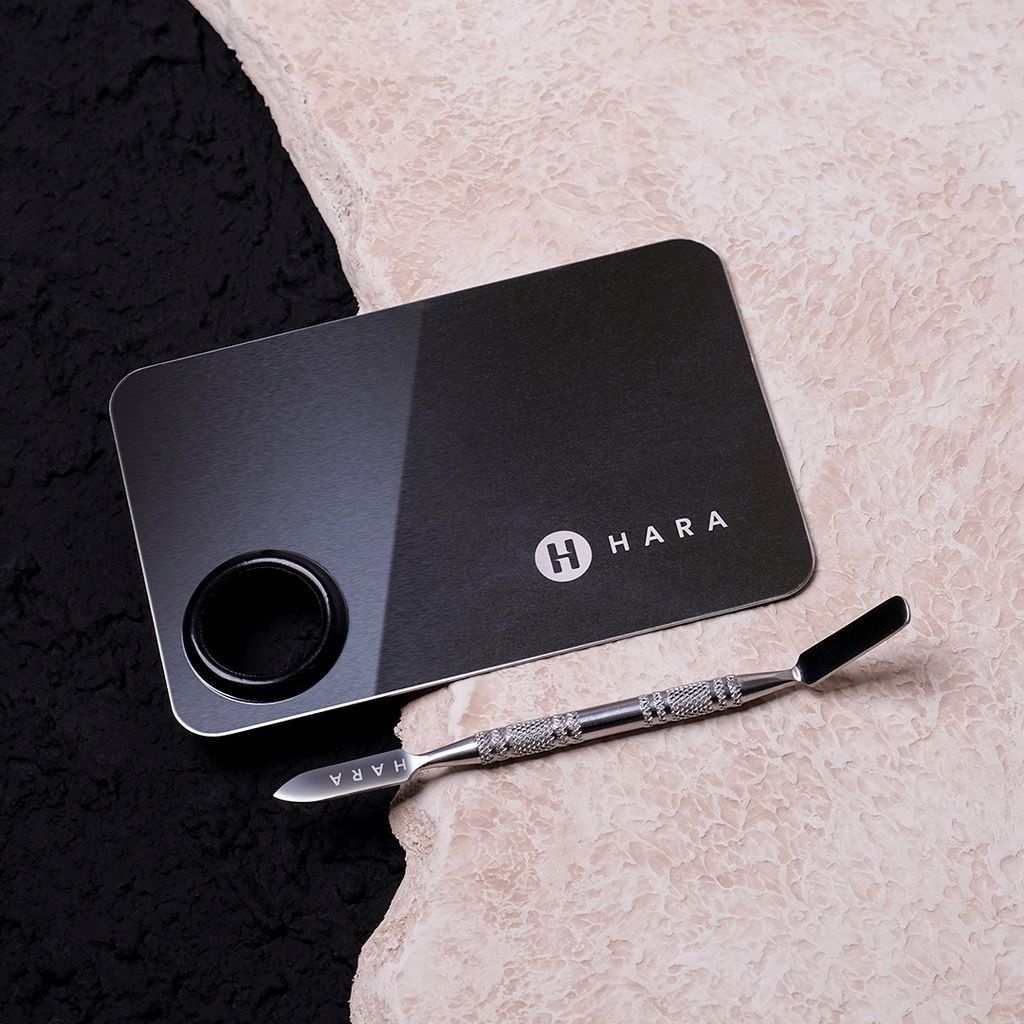 Jual ORI Hara Mixing Palette Makeup + Spatula (Small) Palet Mixing ...