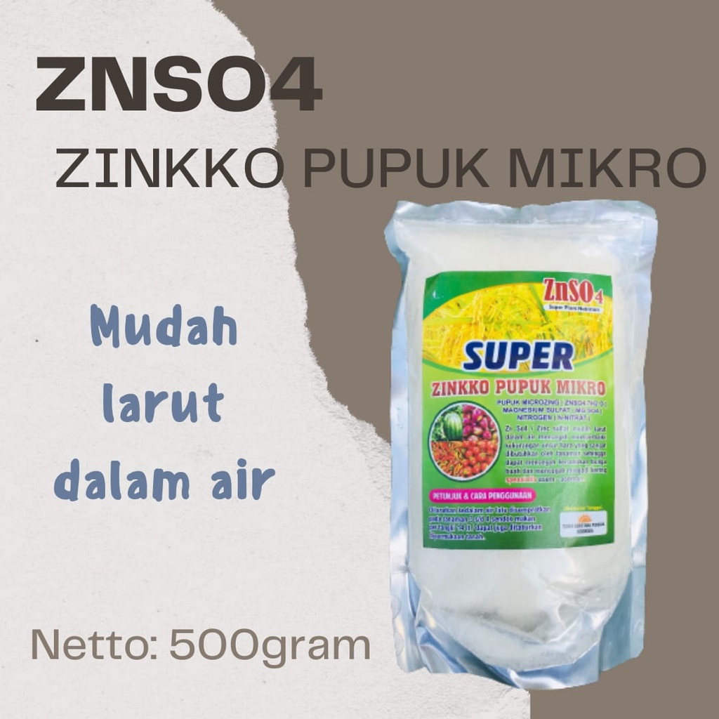 Jual ZnSO4 Super Kristal 1Kg | Shopee Indonesia