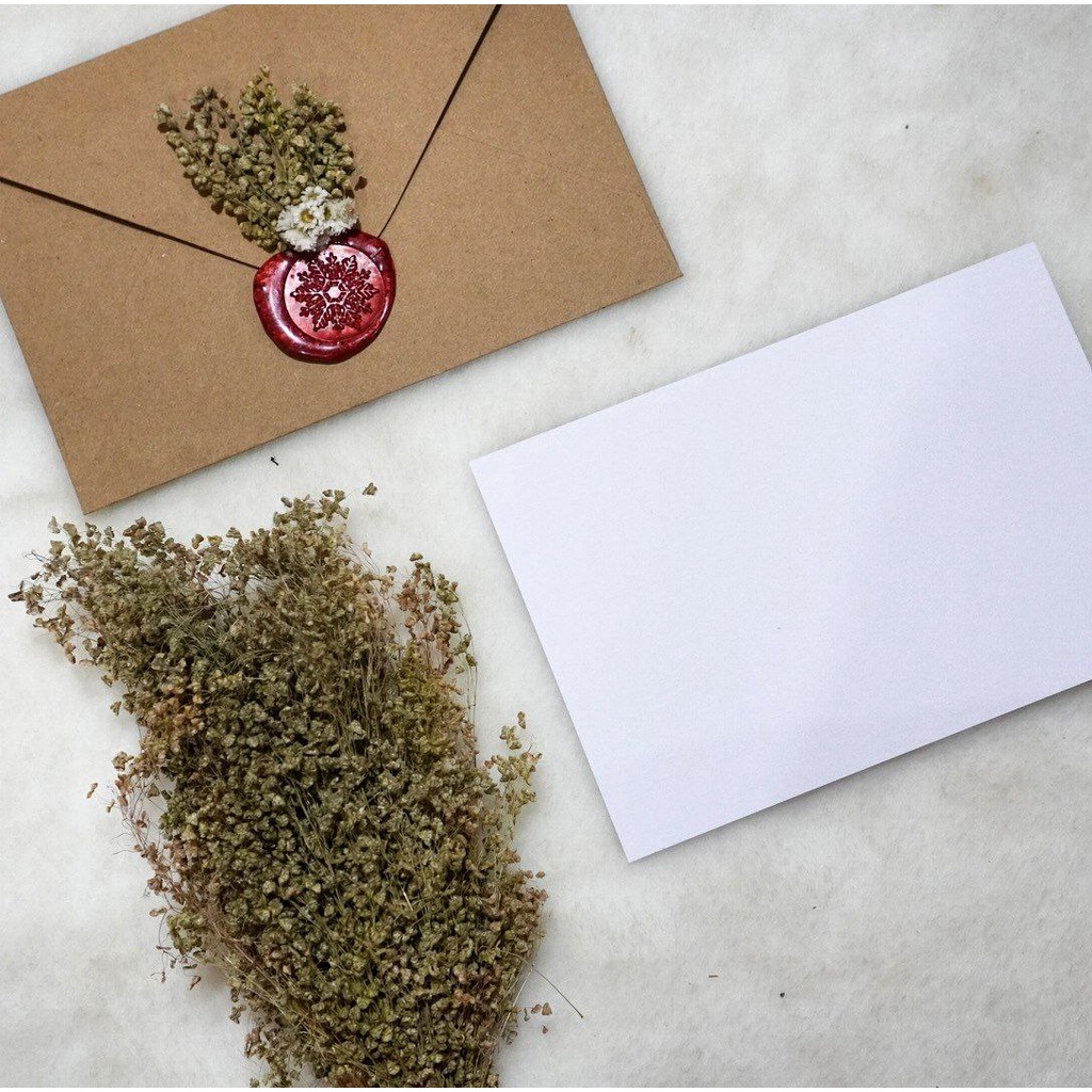 Jual Amplop Gift Rustic dried flower A6 11x16 cm / Amplop rustik ...