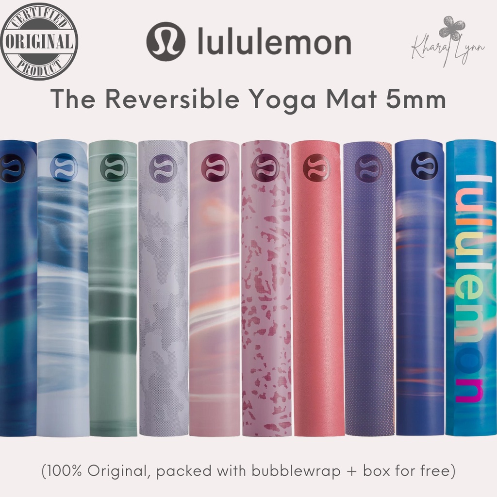 Jual 100% AUTHENTIC [READY] Lululemon The Reversible Yoga Mat 5mm ...