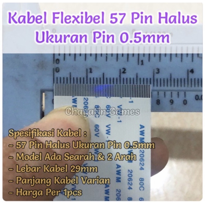 Jual Kabel Flexibel 57 Pin Halus Model dan Panjang Sesuai Varian ...